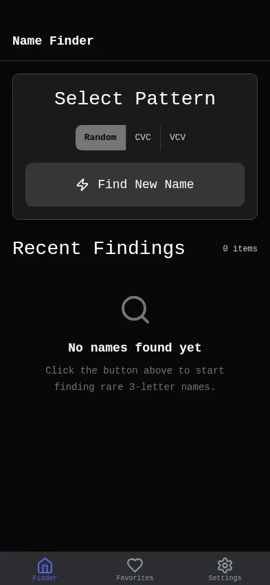 Discord Name Finder