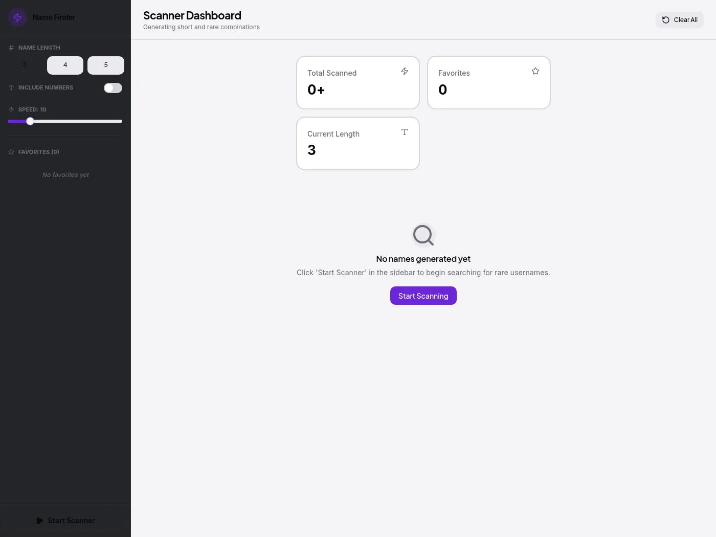 Discord Name Finder