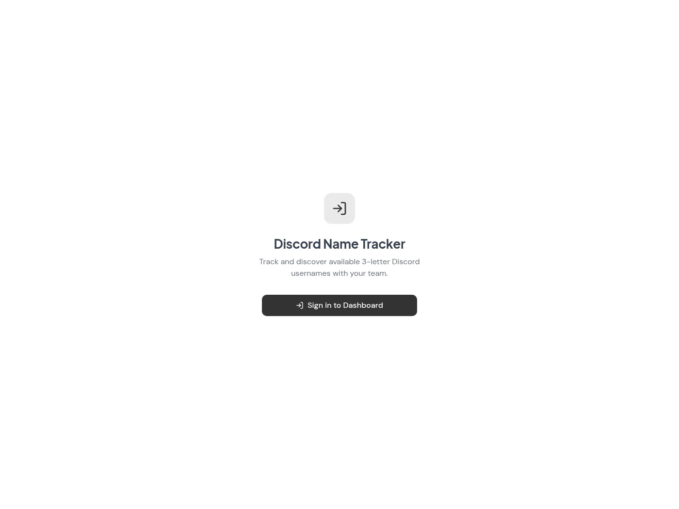 Discord Name Tracker