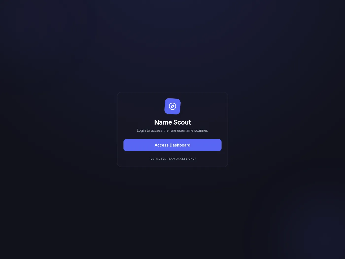 Discord Name Scout