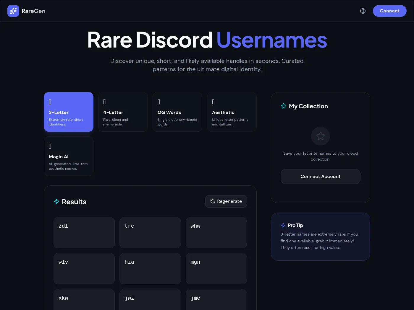 Rare Discord NameGen