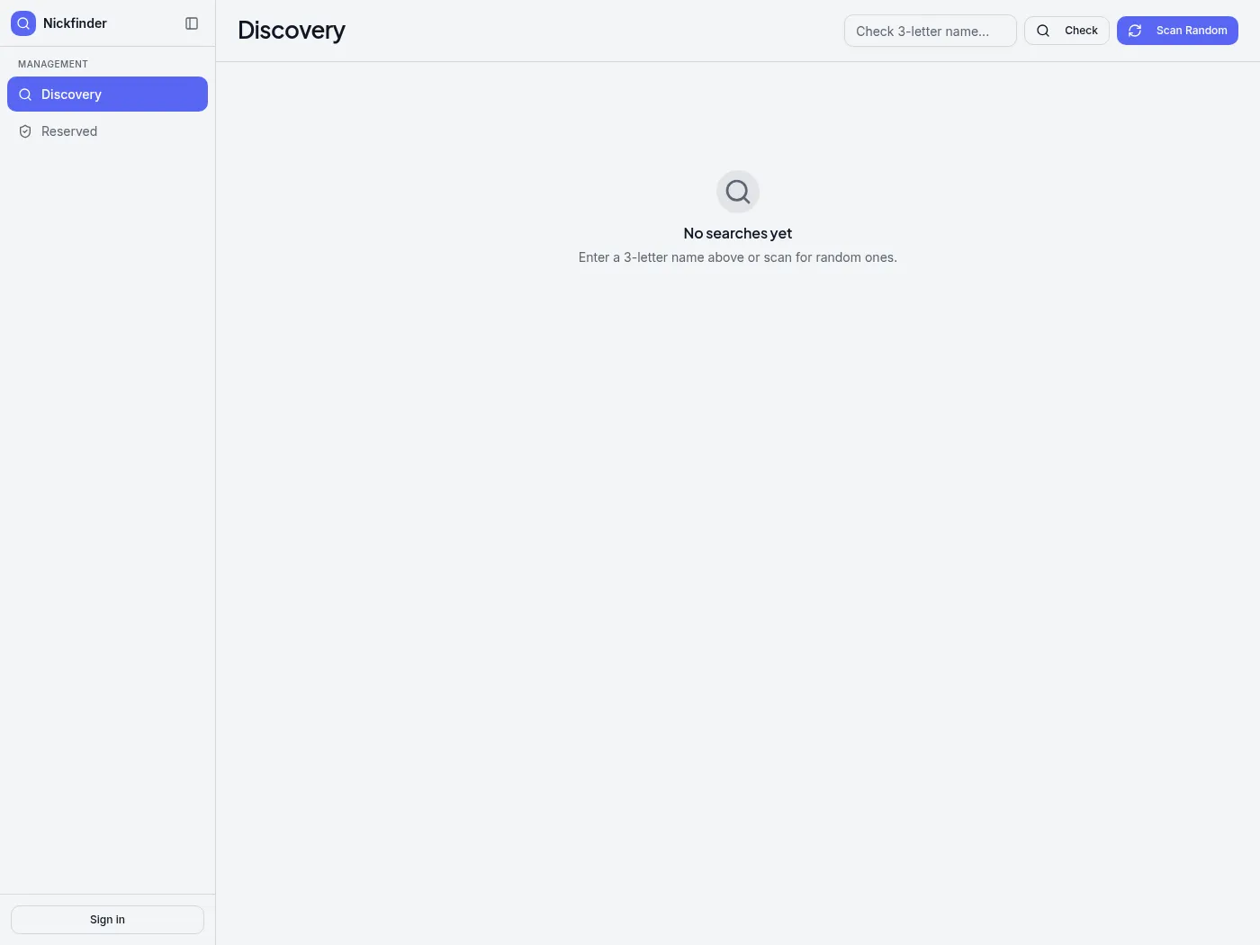 Discord Nickfinder