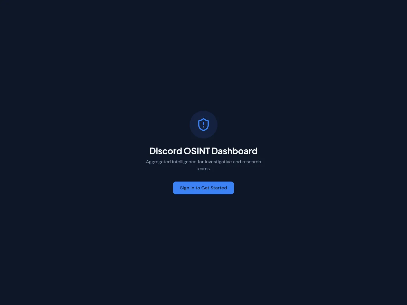 Discord OSINT Dashboard