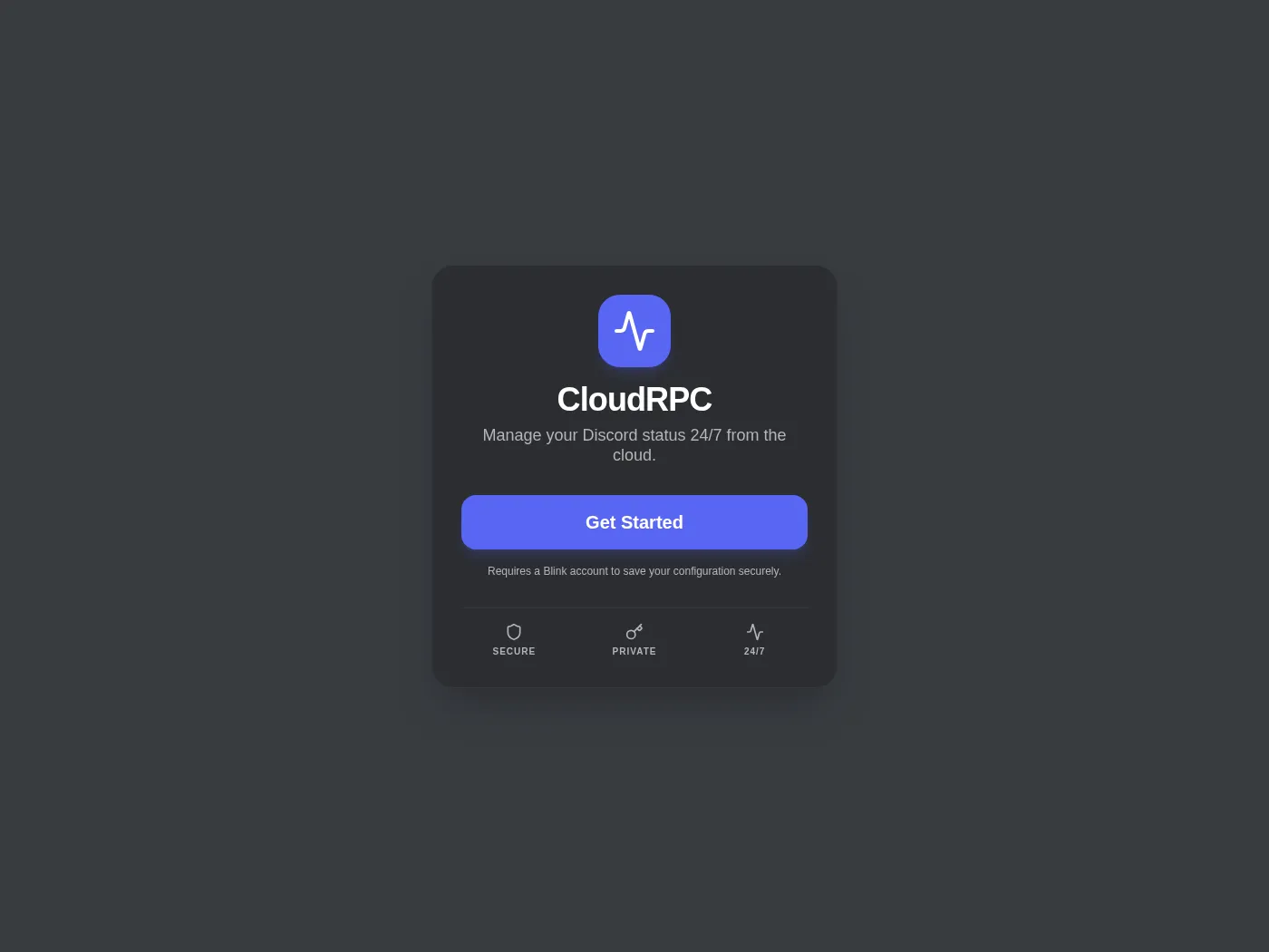 Cloud Discord RPC Manager