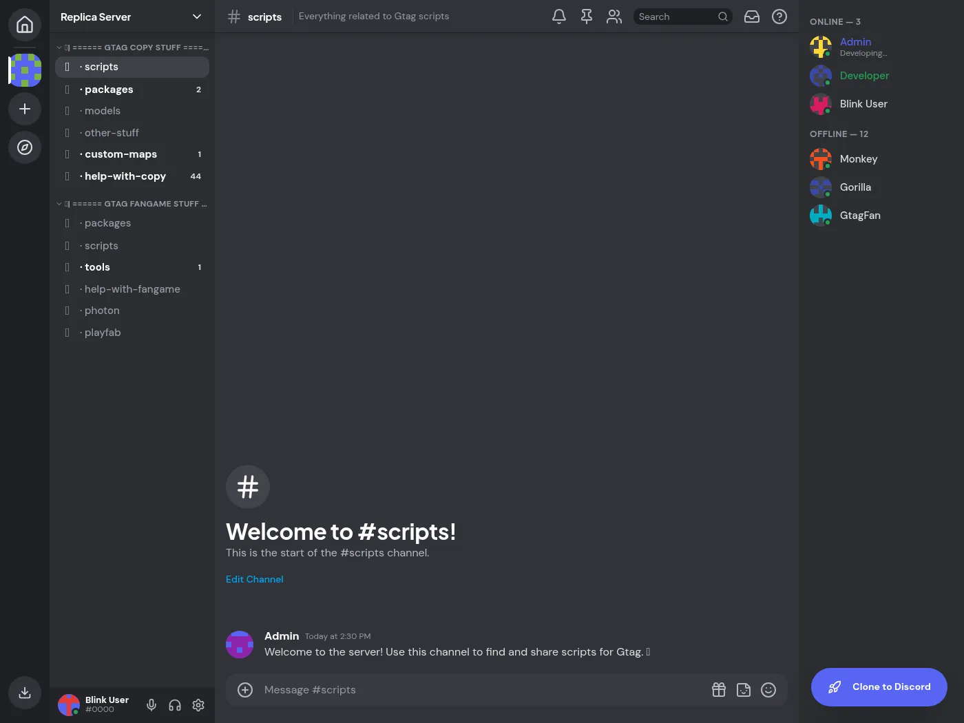 Replica Discord Server