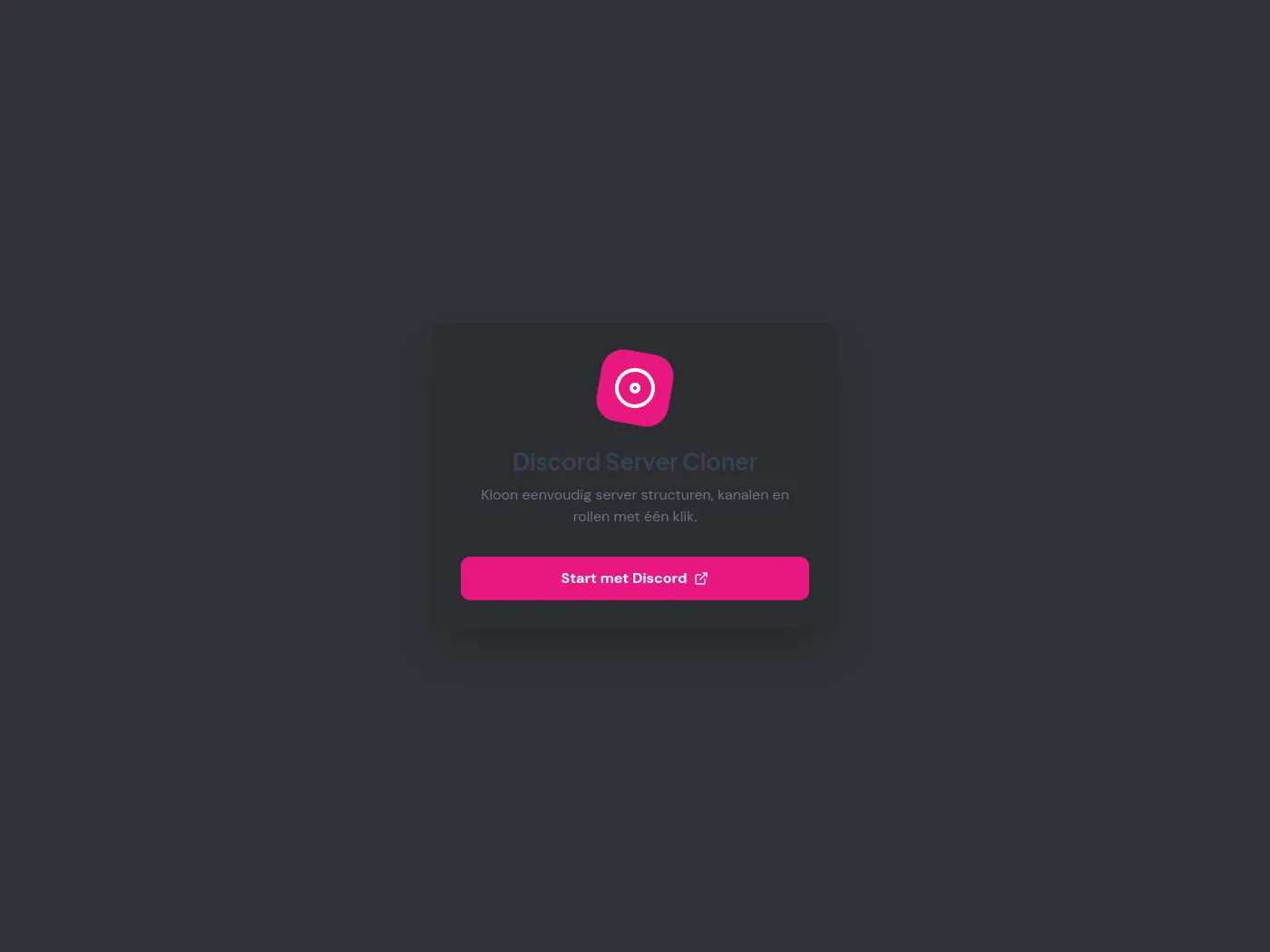Discord Server Cloner