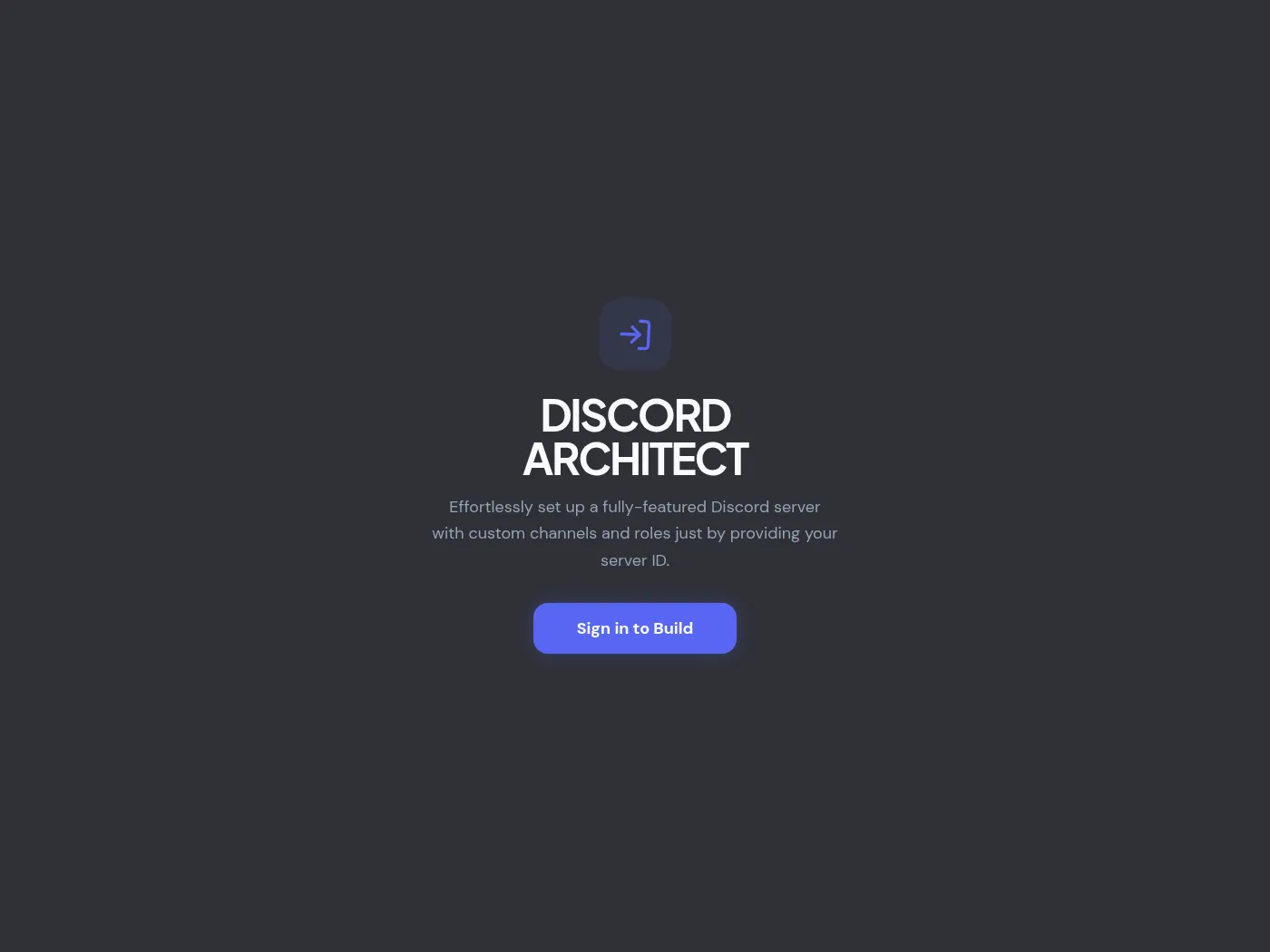 Auto Discord Server Setup