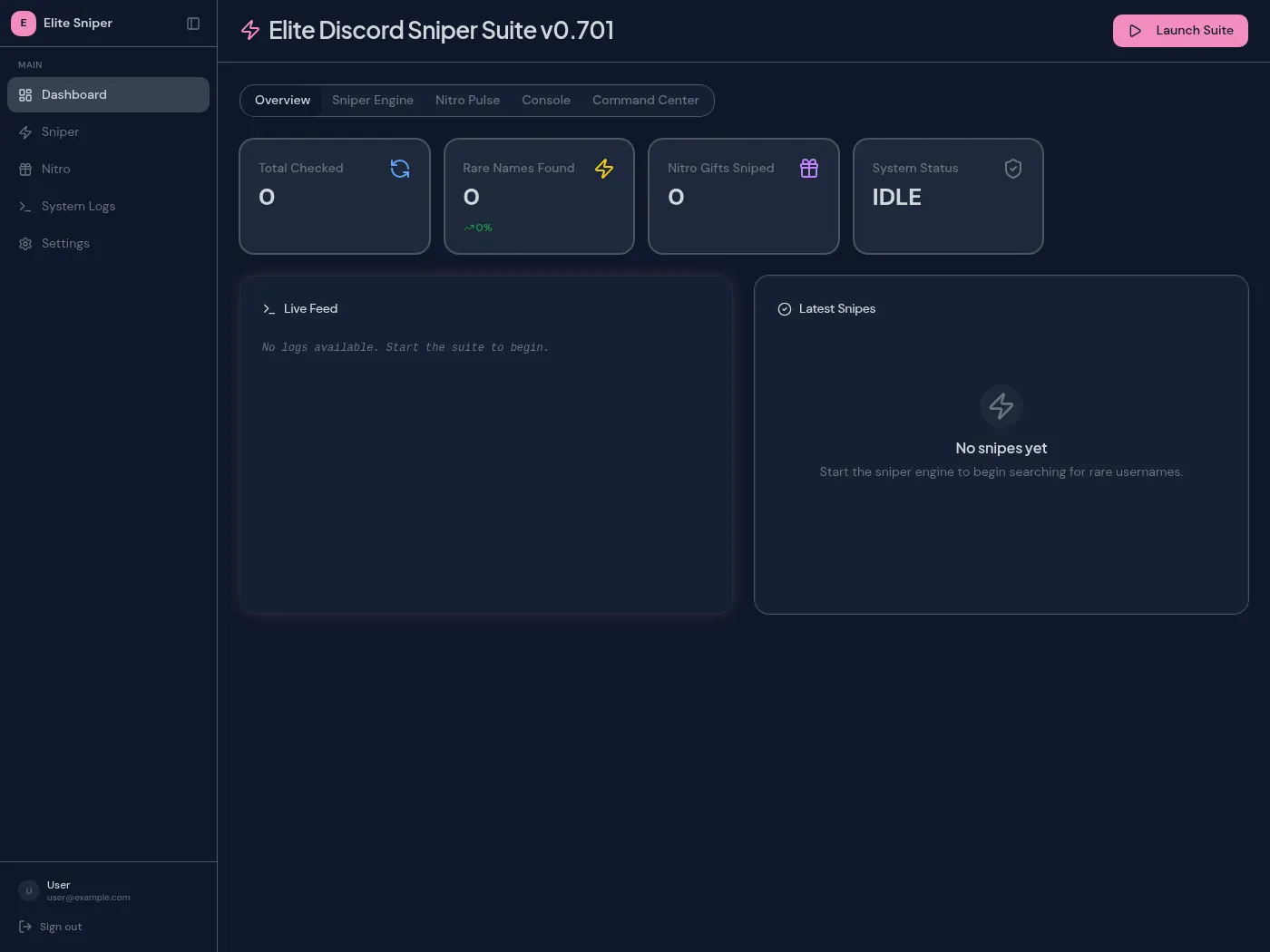 Elite Discord Sniper Suite