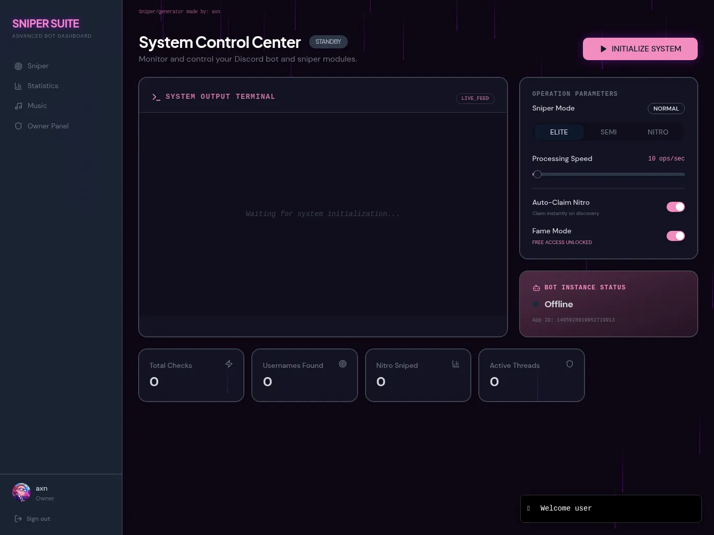 Discord Sniper Suite