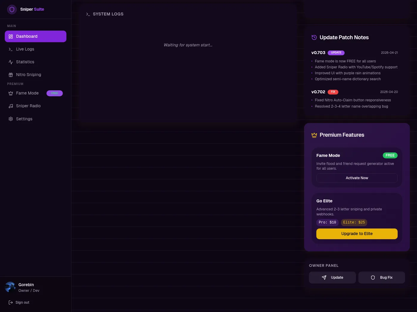 Discord Sniper Suite