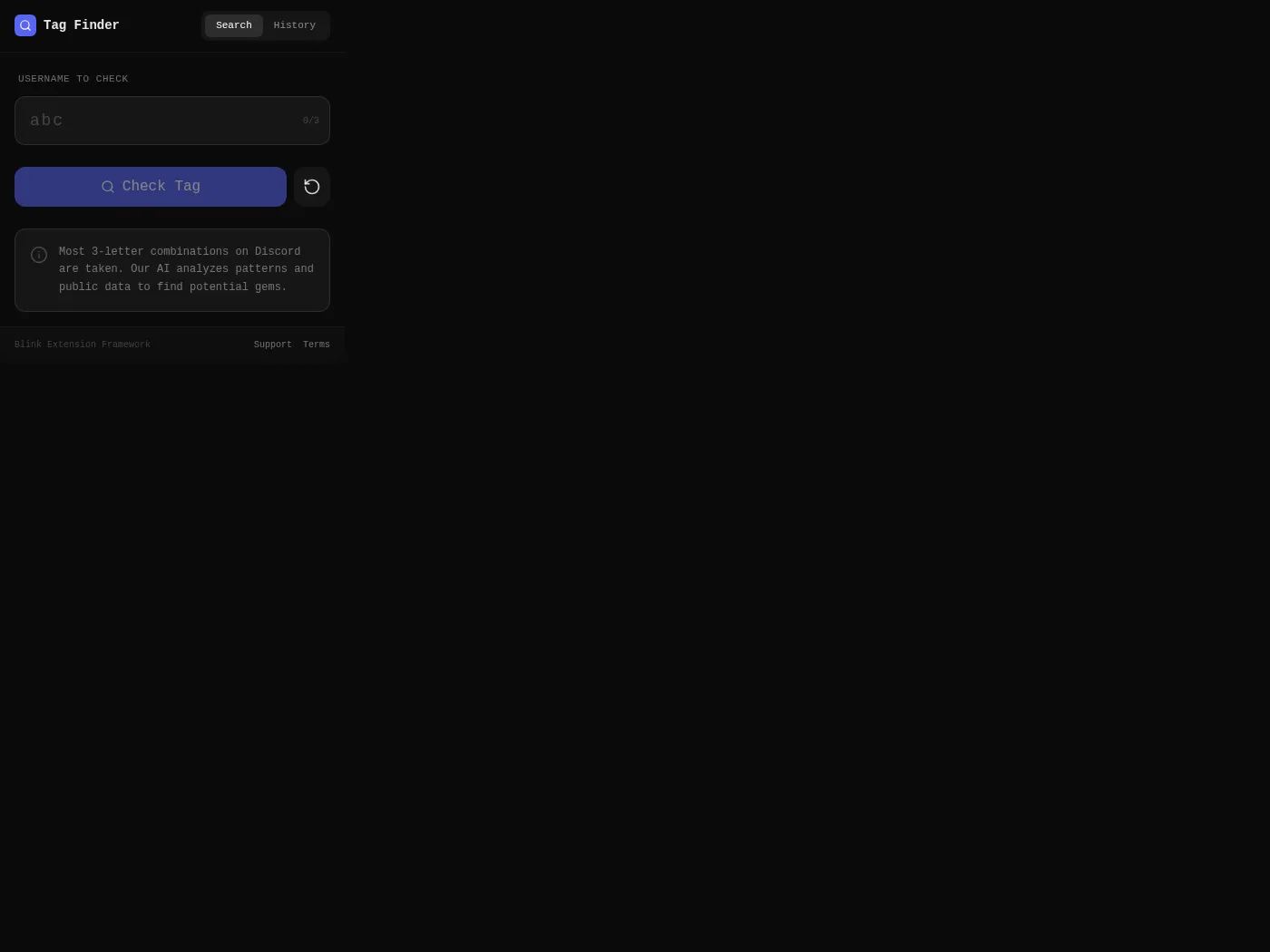 Discord Tag Finder