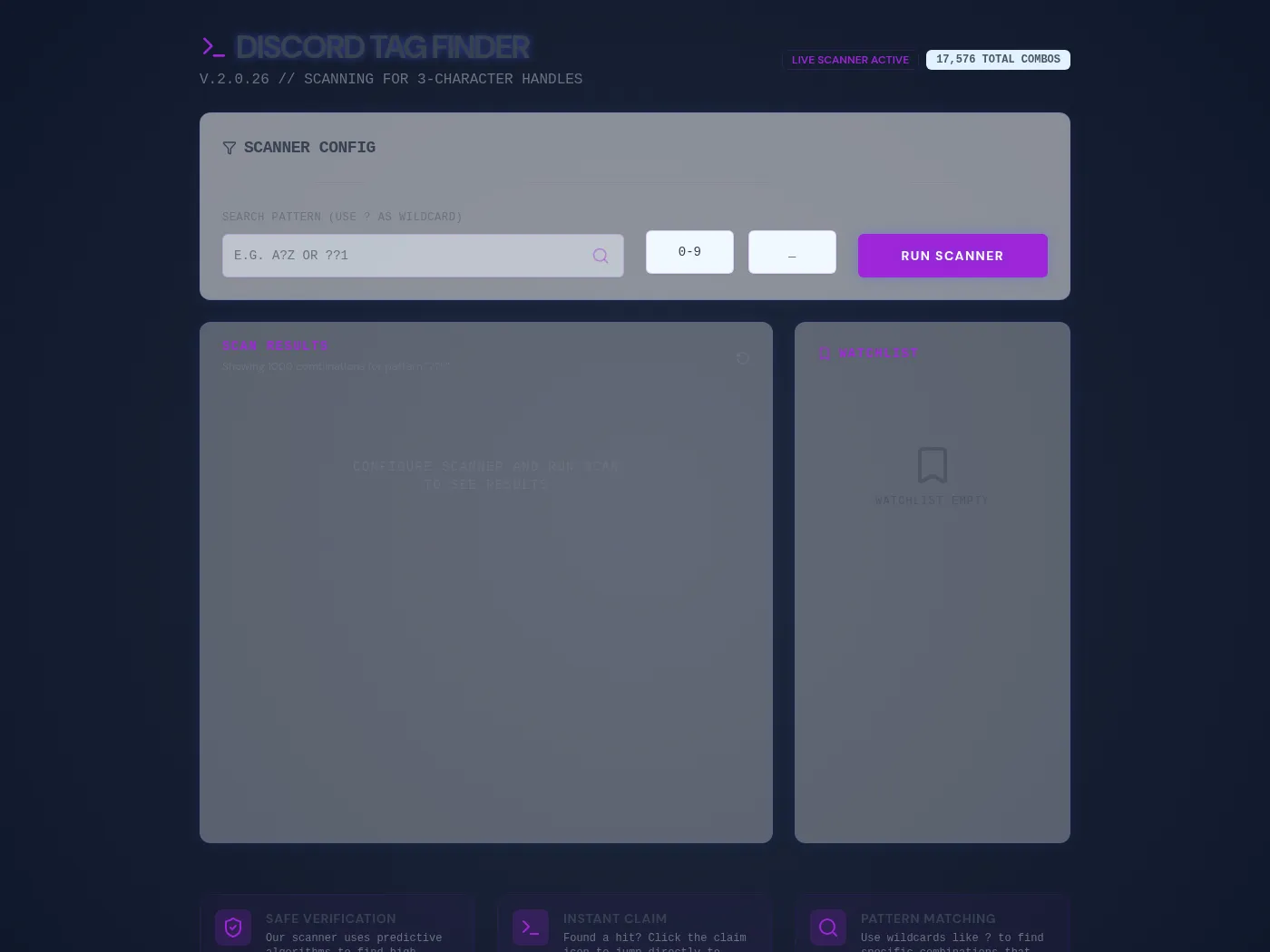 Discord Tag Finder