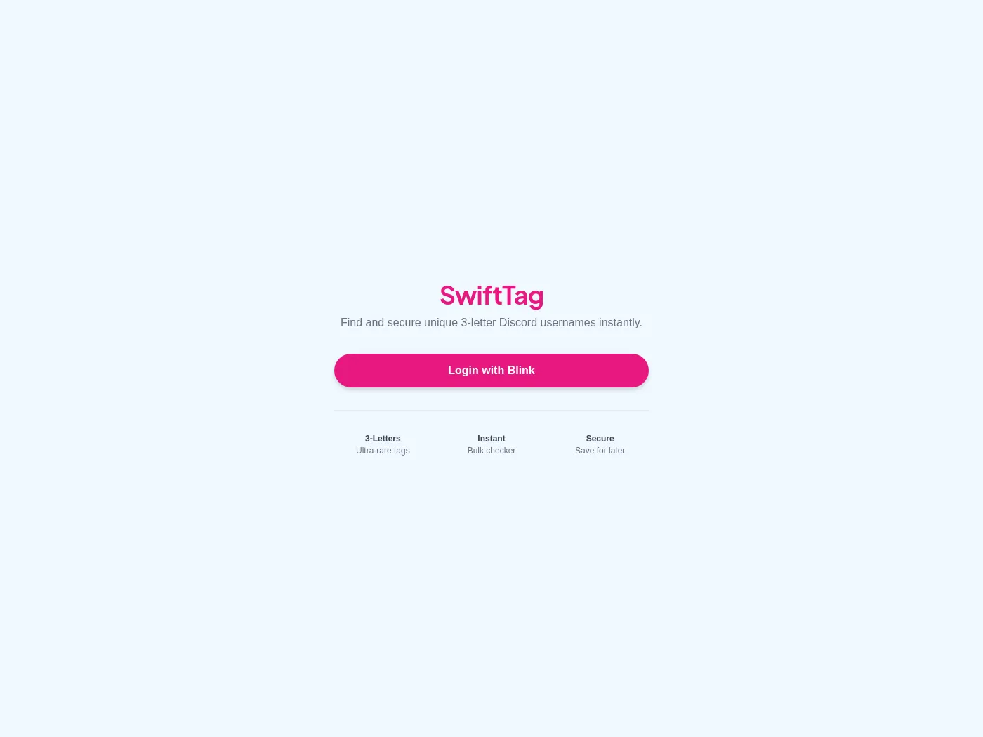 SwiftTag Discord Finder