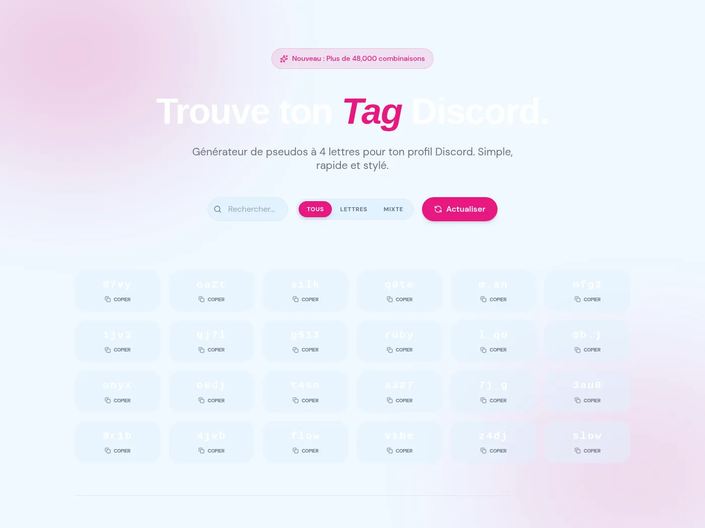 Discord Tag Finder