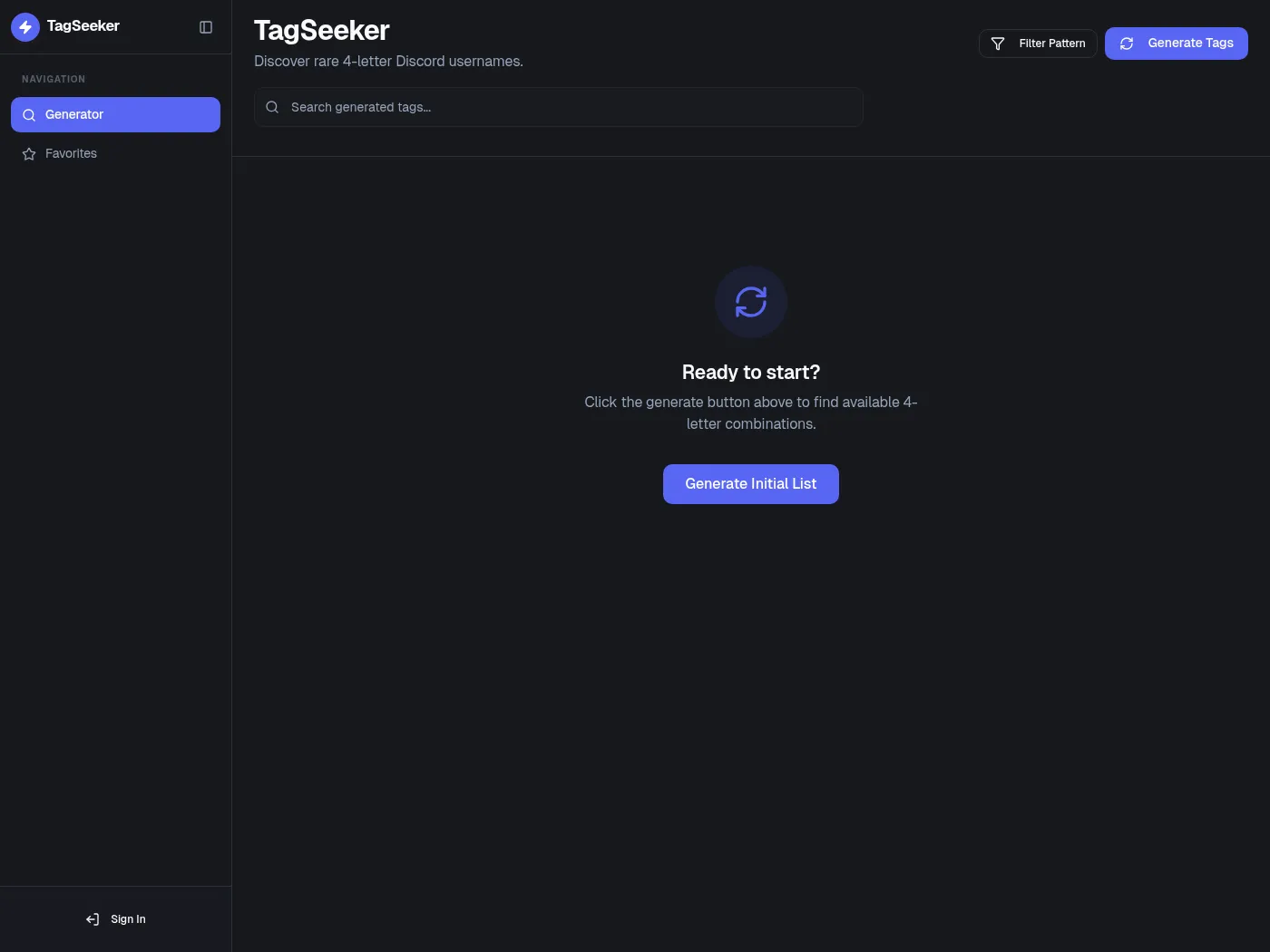 Discord Tag Finder