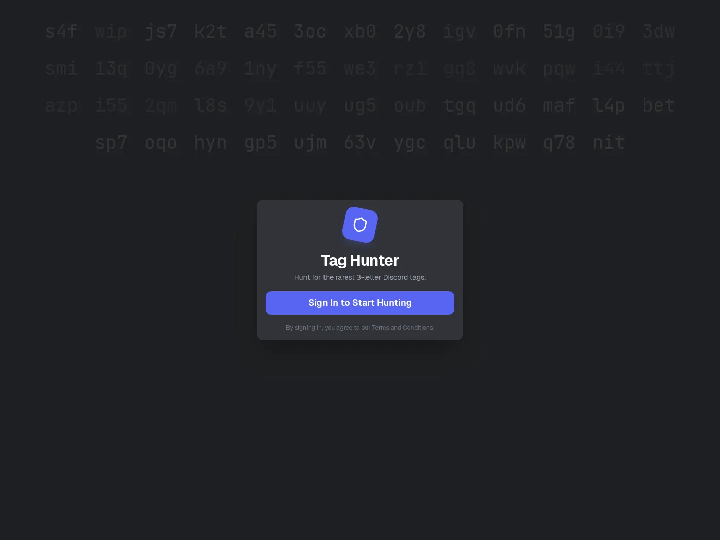 Discord Tag Hunter