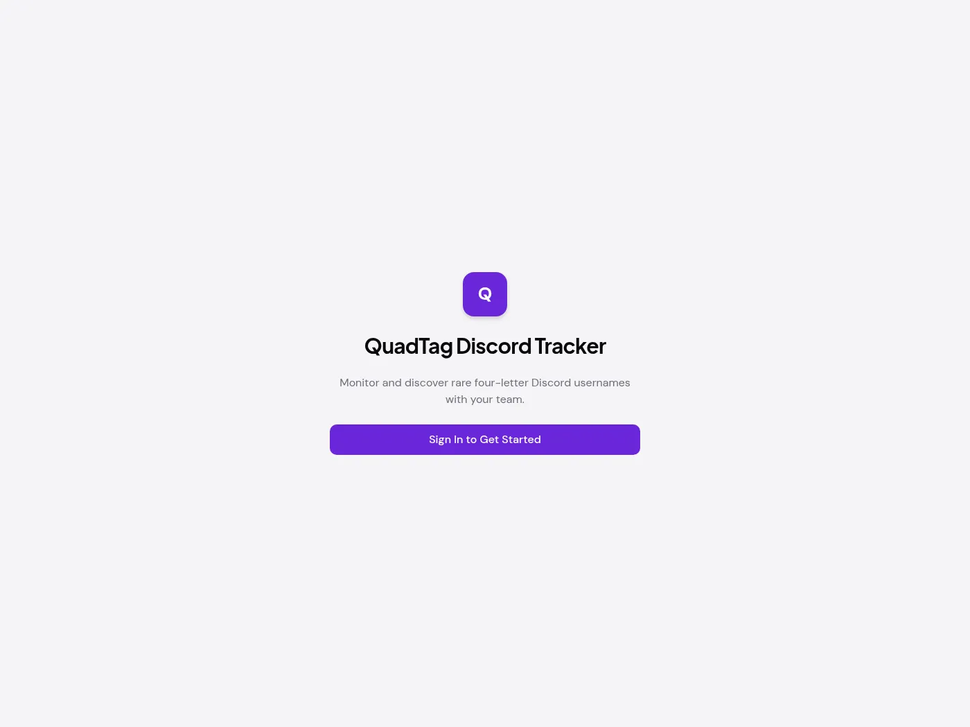 QuadTag Discord Tracker