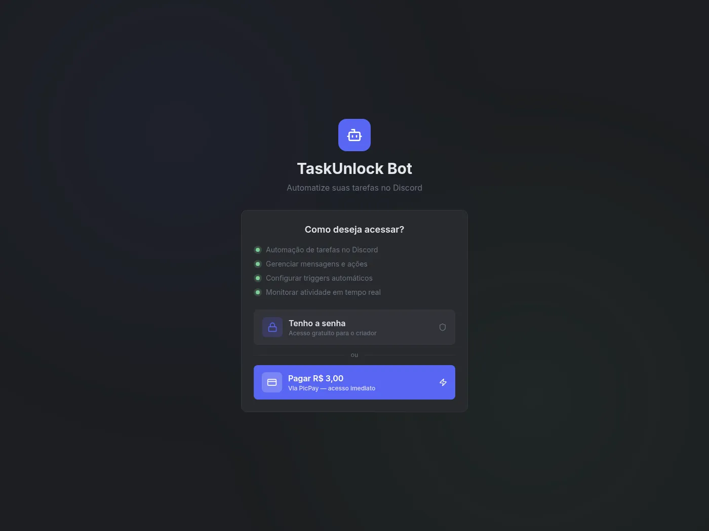 TaskUnlock Bot