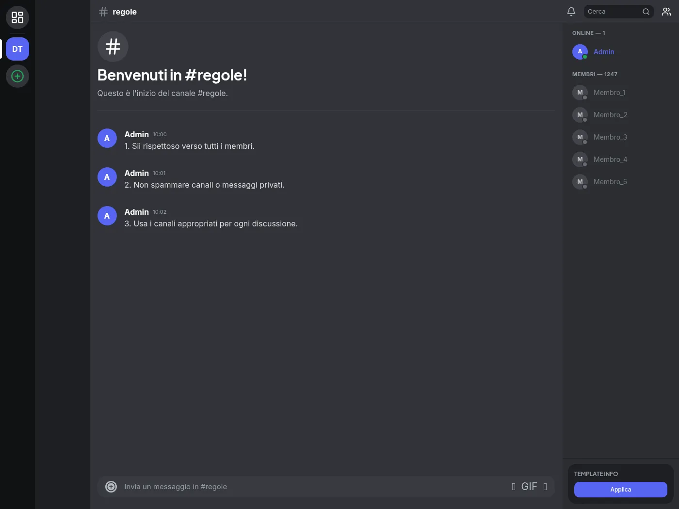 Discord Server Template