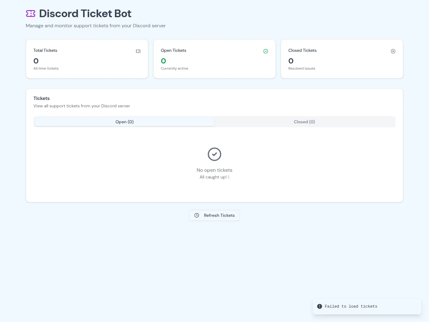 Discord Ticket Bot