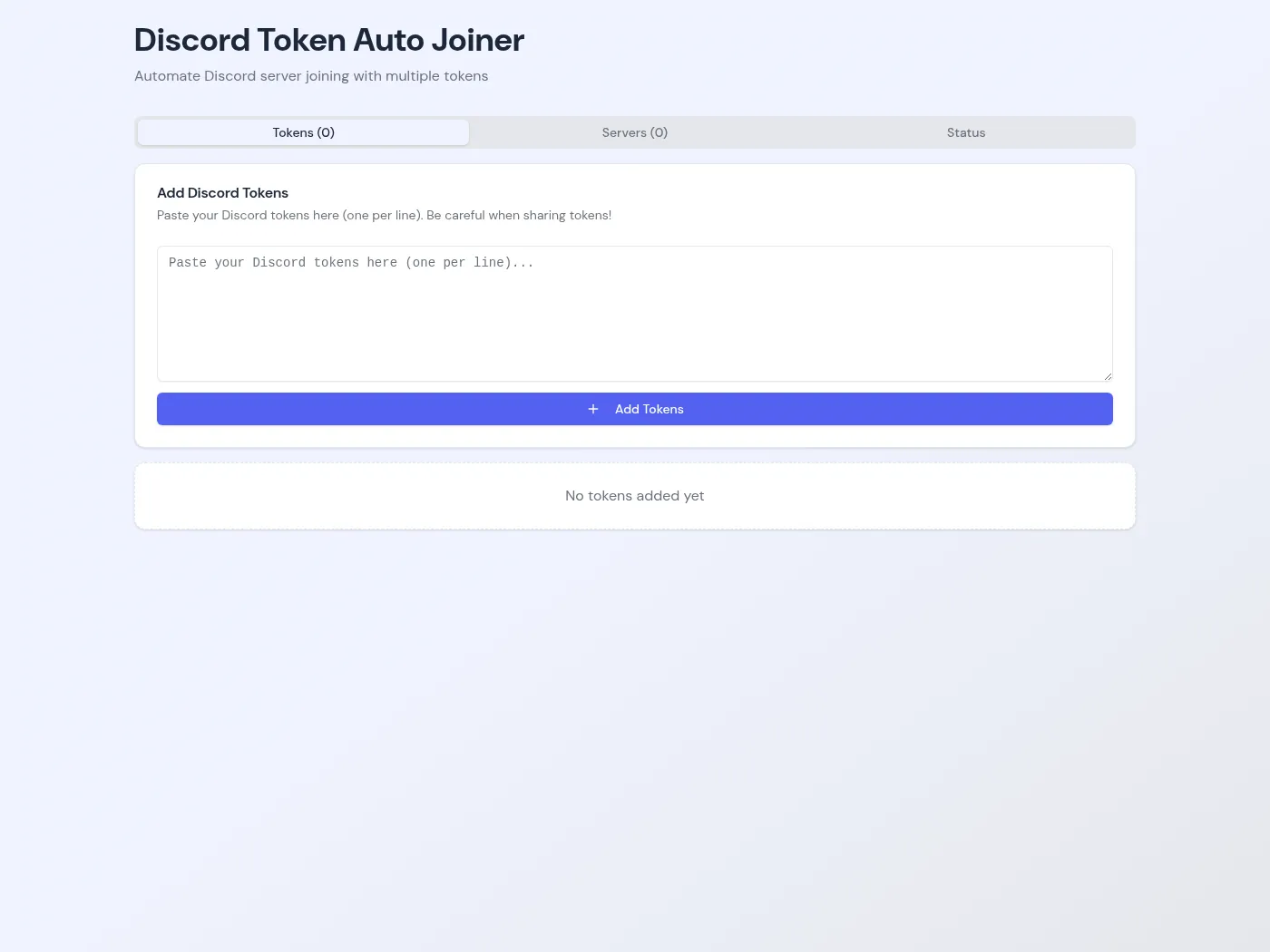 Discord Token Auto Joiner (Remix)