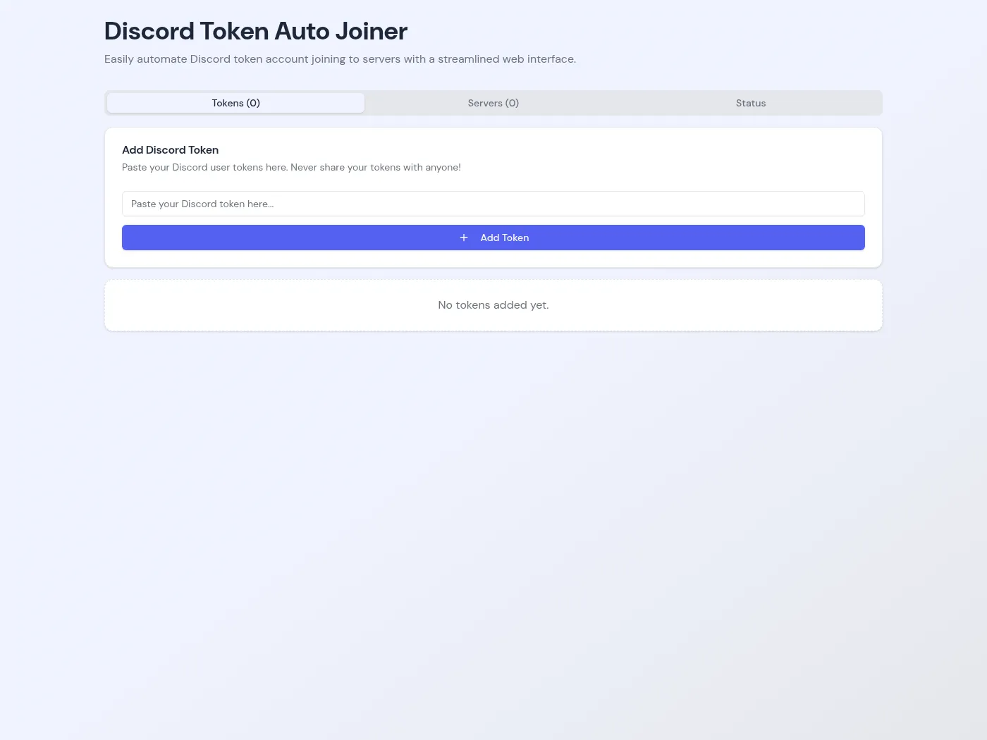 Discord Token Auto Joiner (Remix)