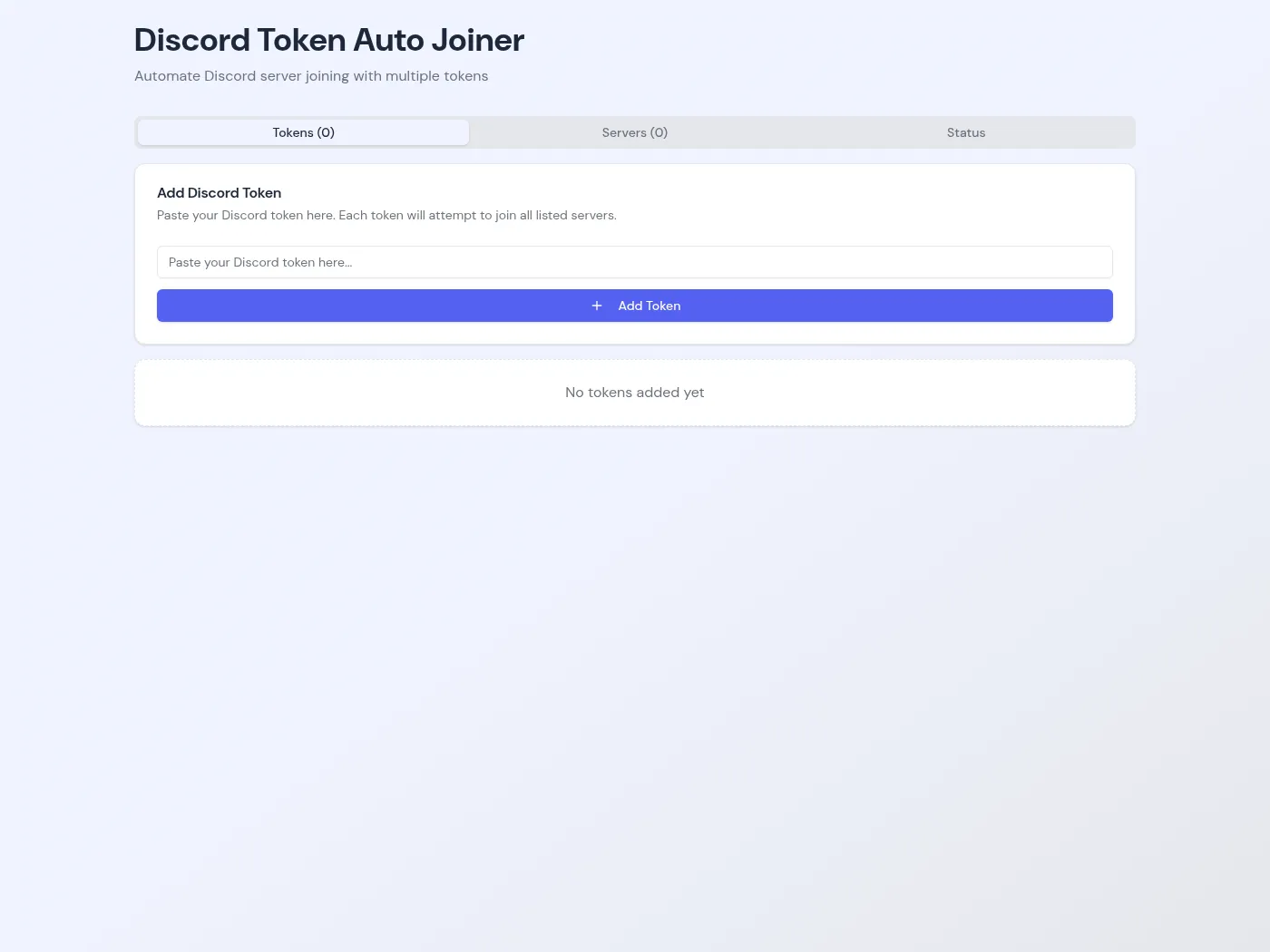 Discord Token Auto Joiner (Remix)