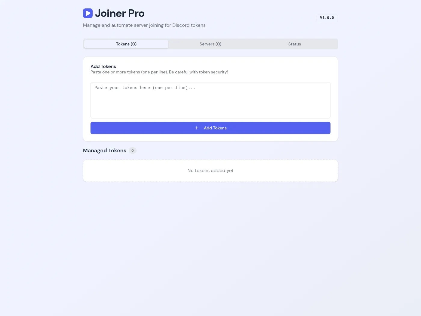 Discord Token Auto Joiner (Remix)