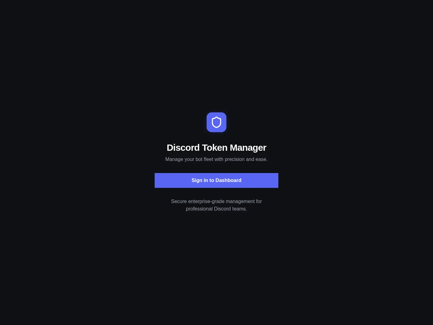 Discord Token Manager
