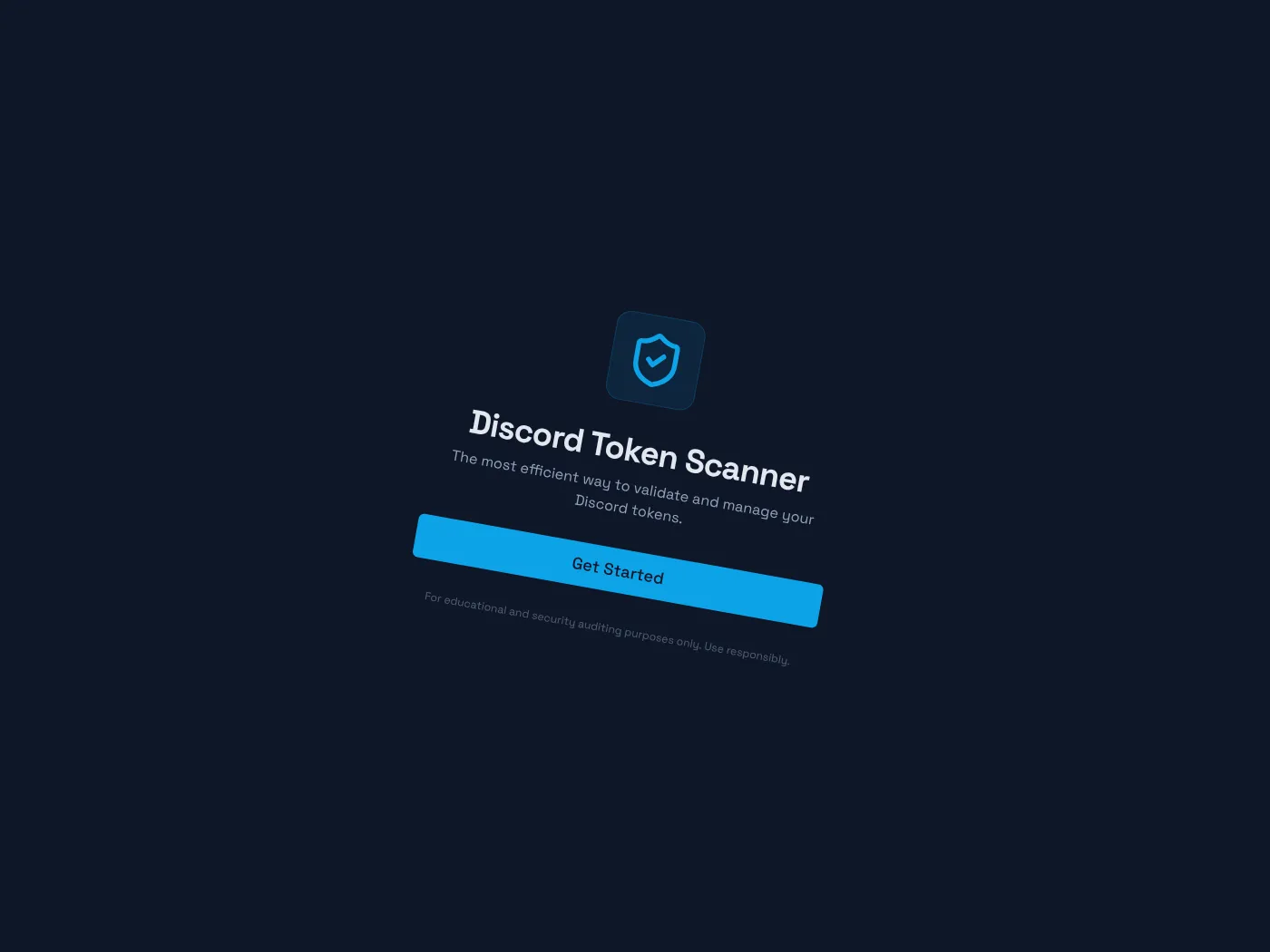 Discord Token Scanner