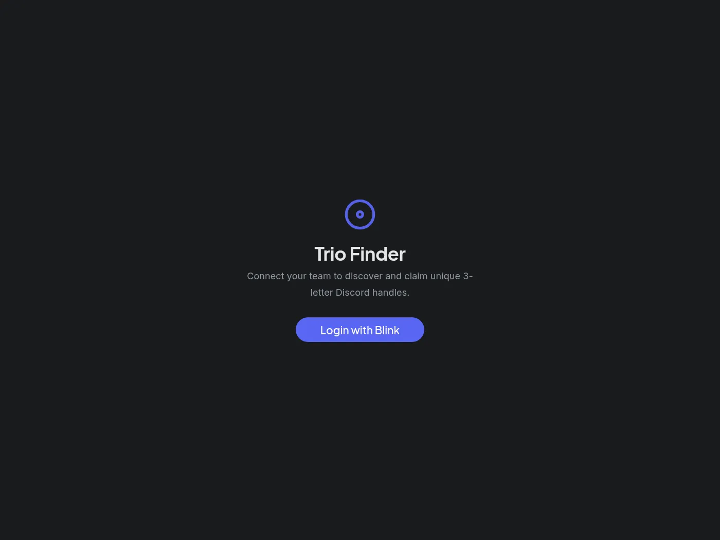 Discord Trio Finder