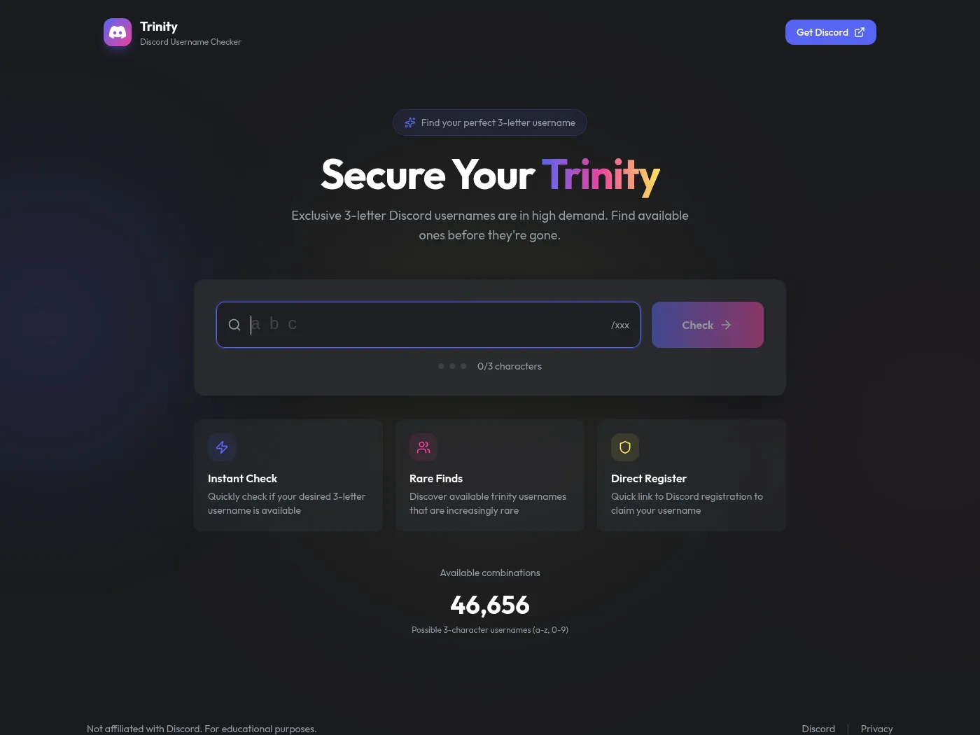 Trinity Discord Username