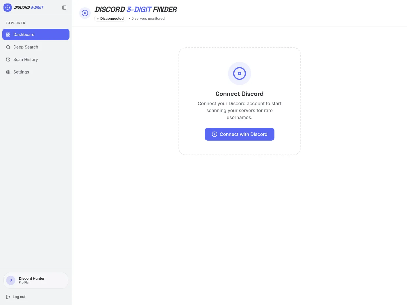 Discord 3-Digit Finder