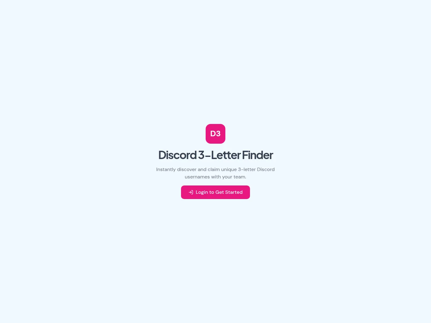 Discord 4-Letter Finder