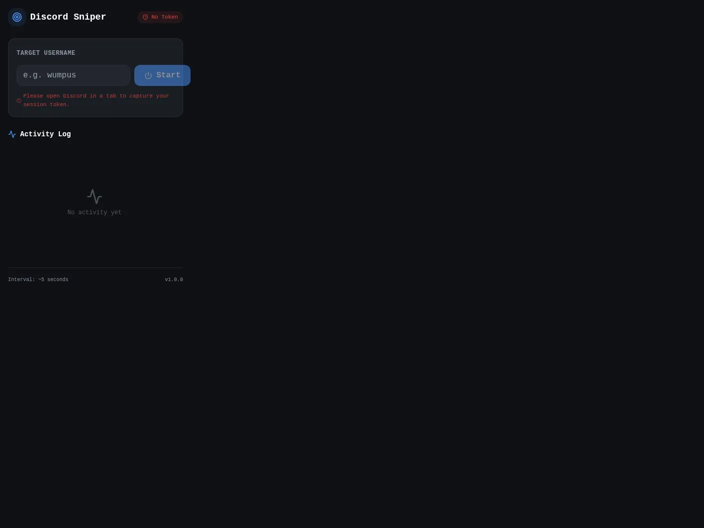 Discord Snipe Extension