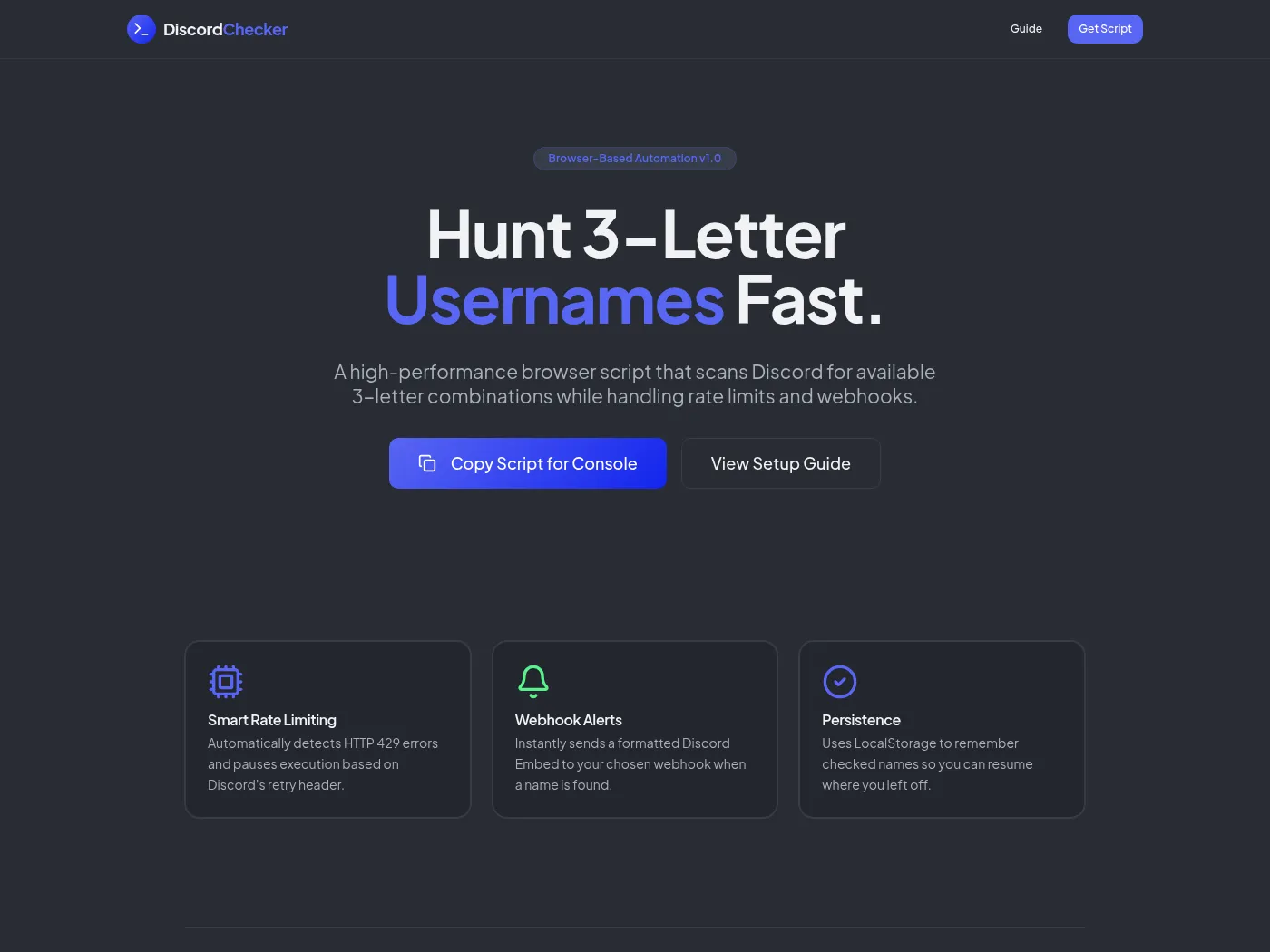 Discord Username Checker