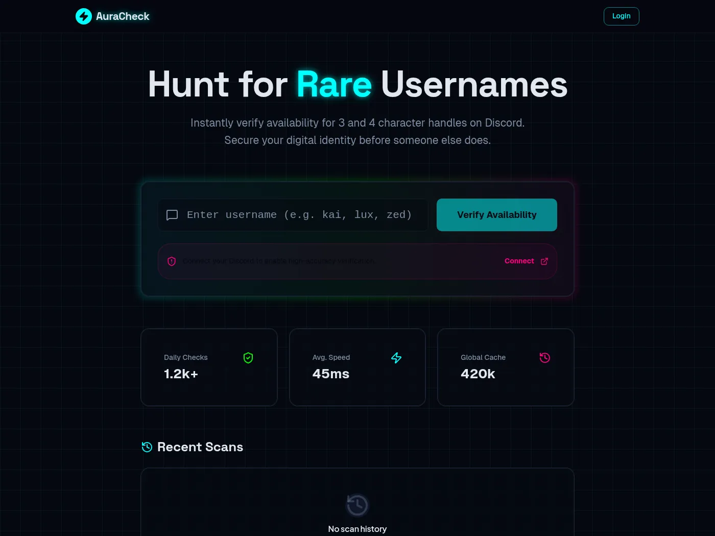 Username Aviability Checker