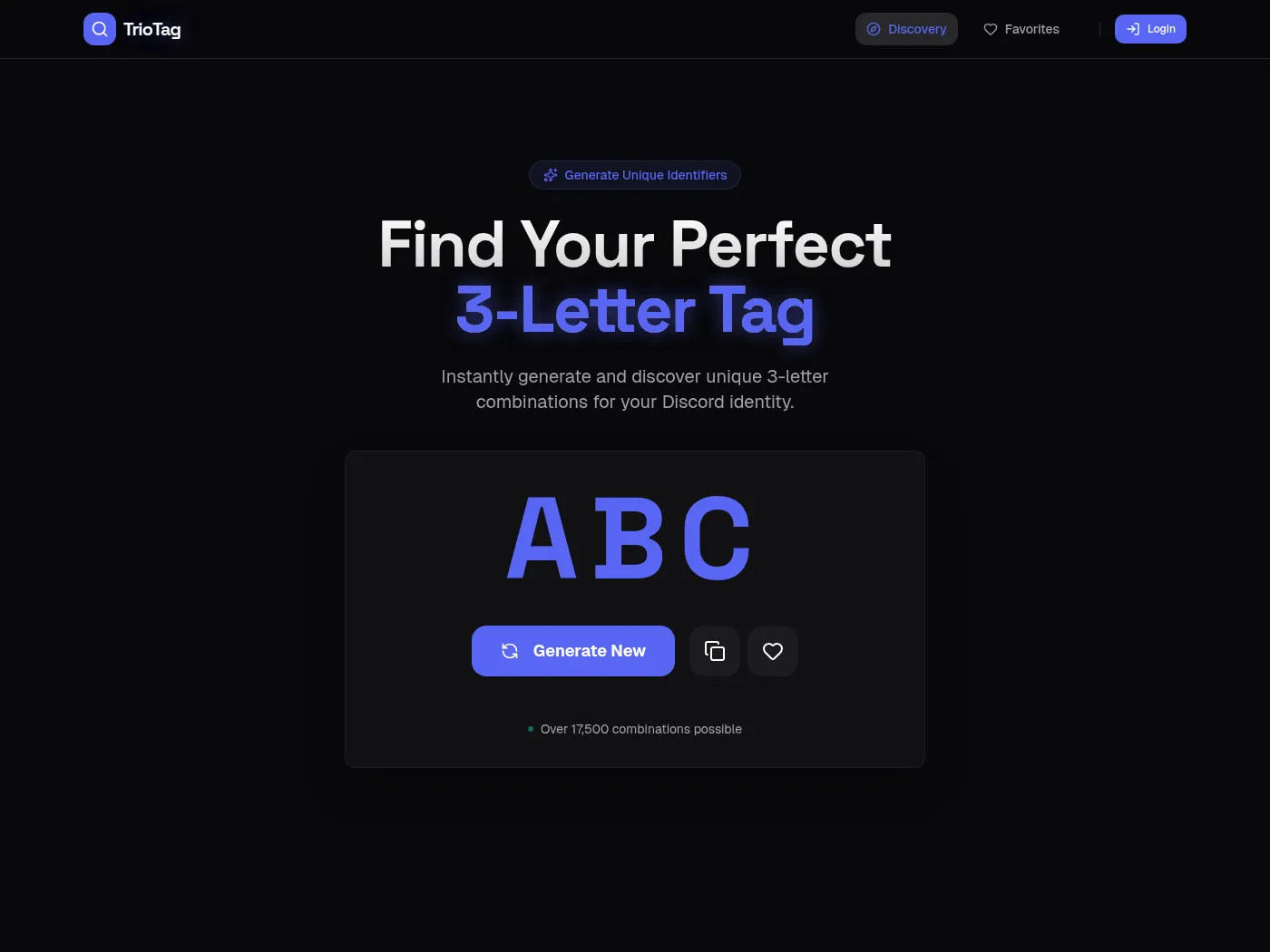TrioTag Discord Finder