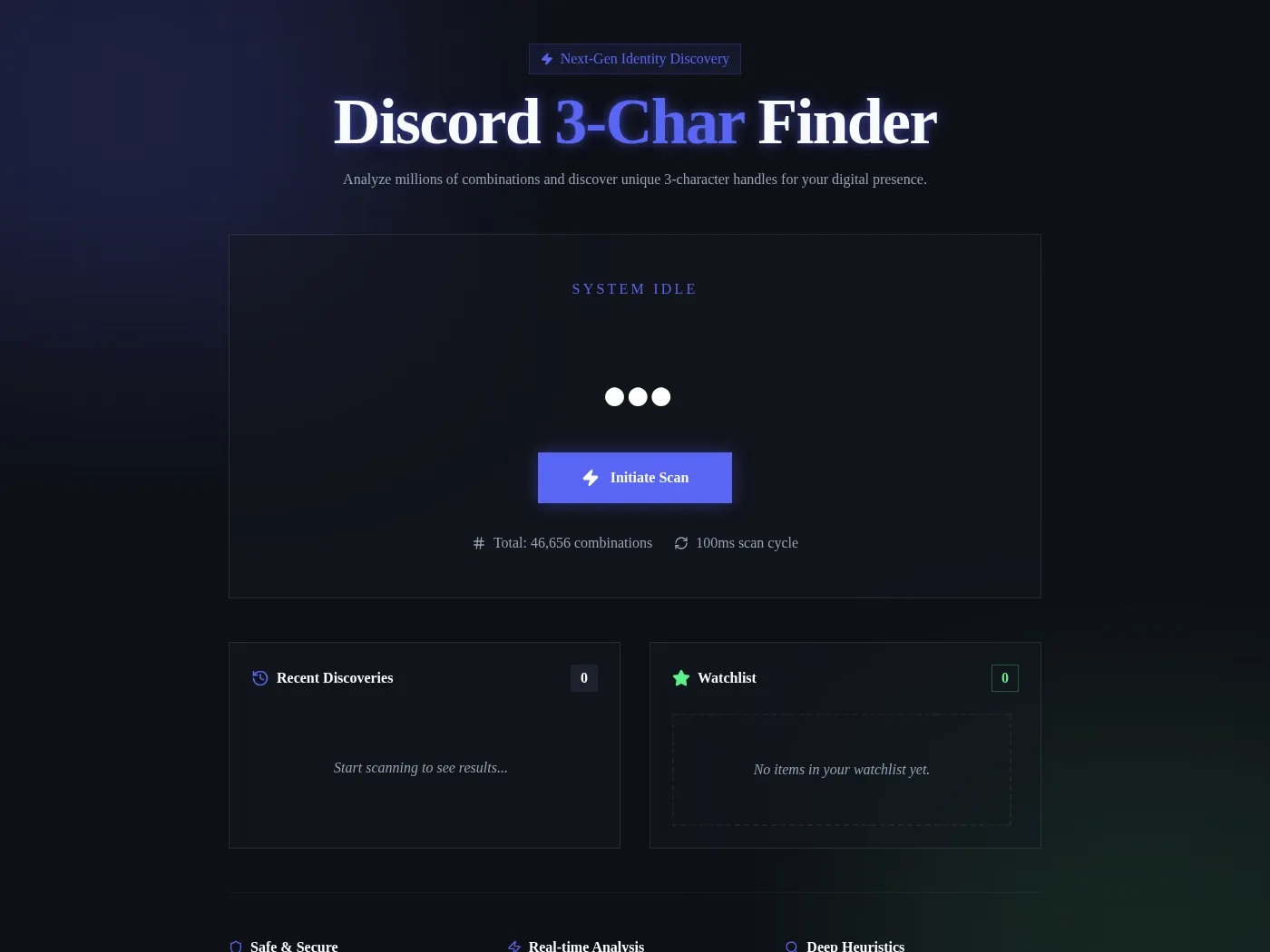 Discord Username Finder