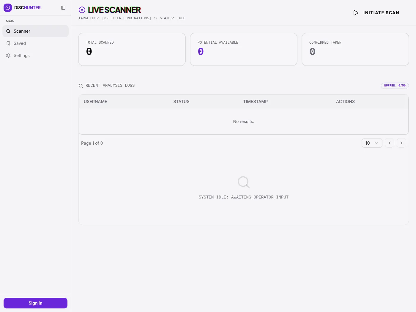 Discord Username Finder