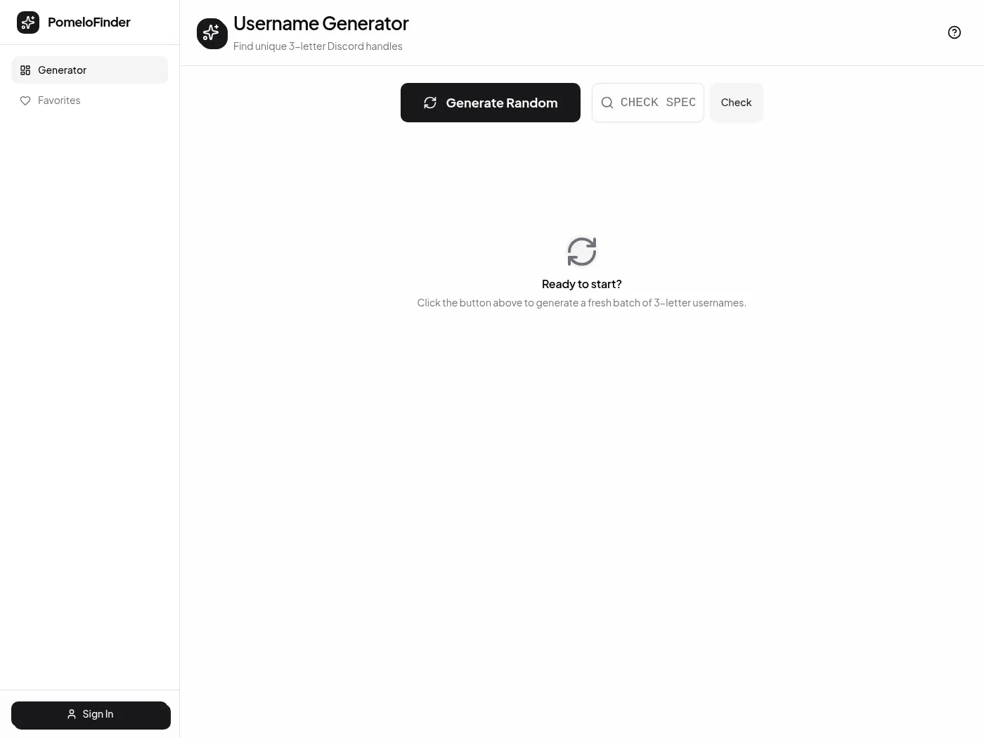 Discord 3-Letter Finder