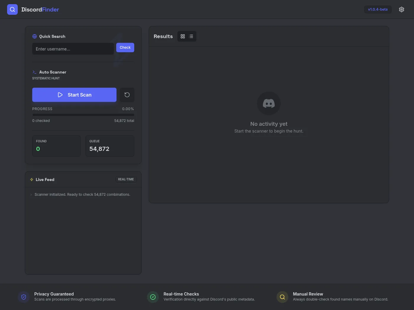 Discord Username Finder