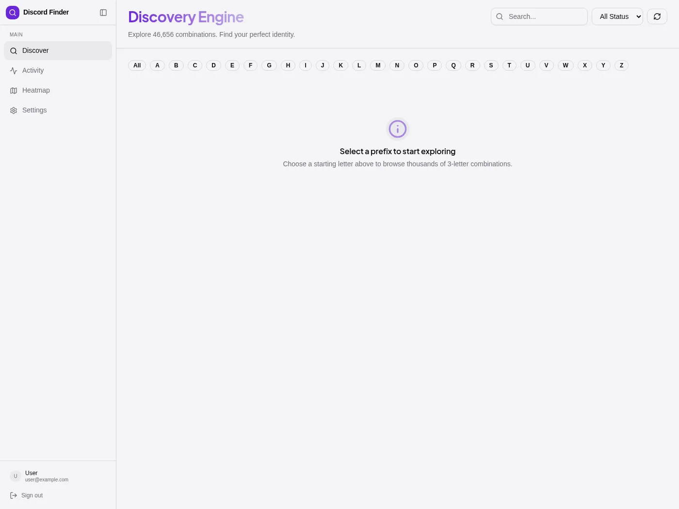 Discord Name Finder