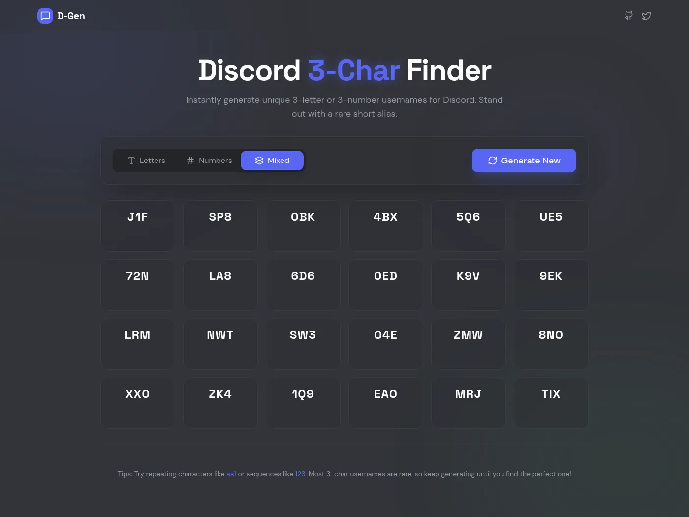 Discord Username Finder