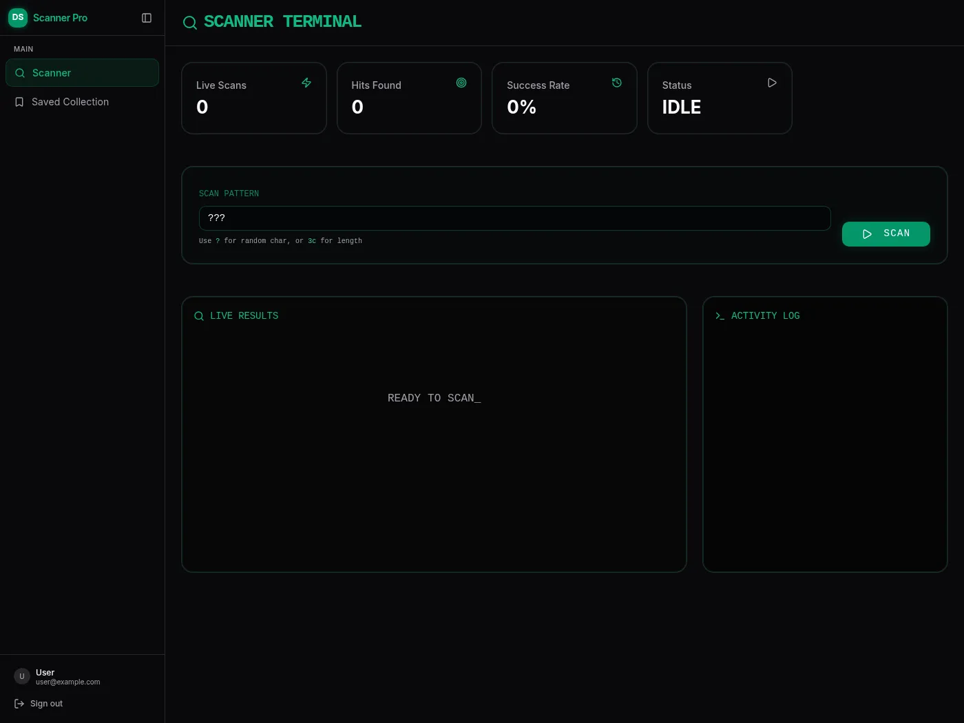 Discord Username Scanner