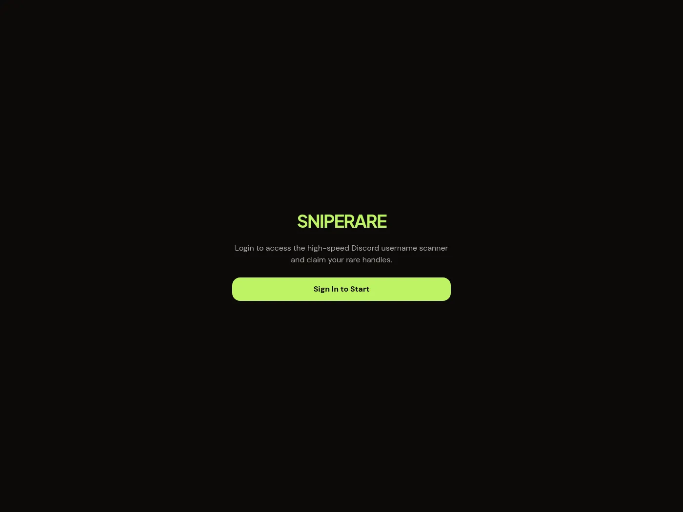 SnipeRare Usernames