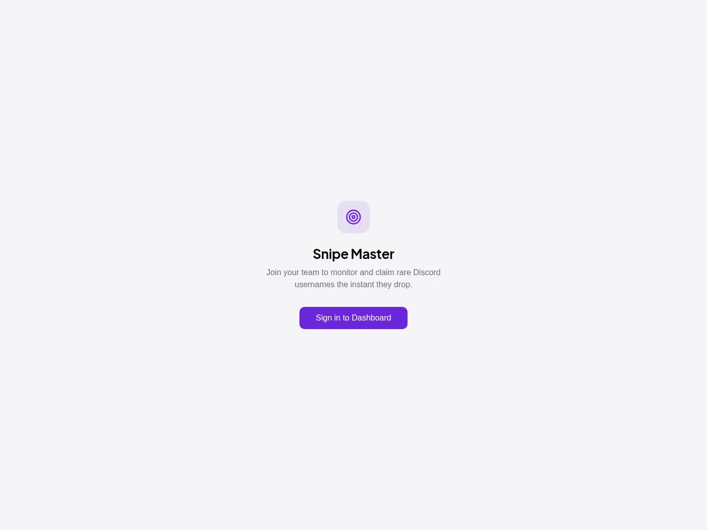 Discord Snipe Master