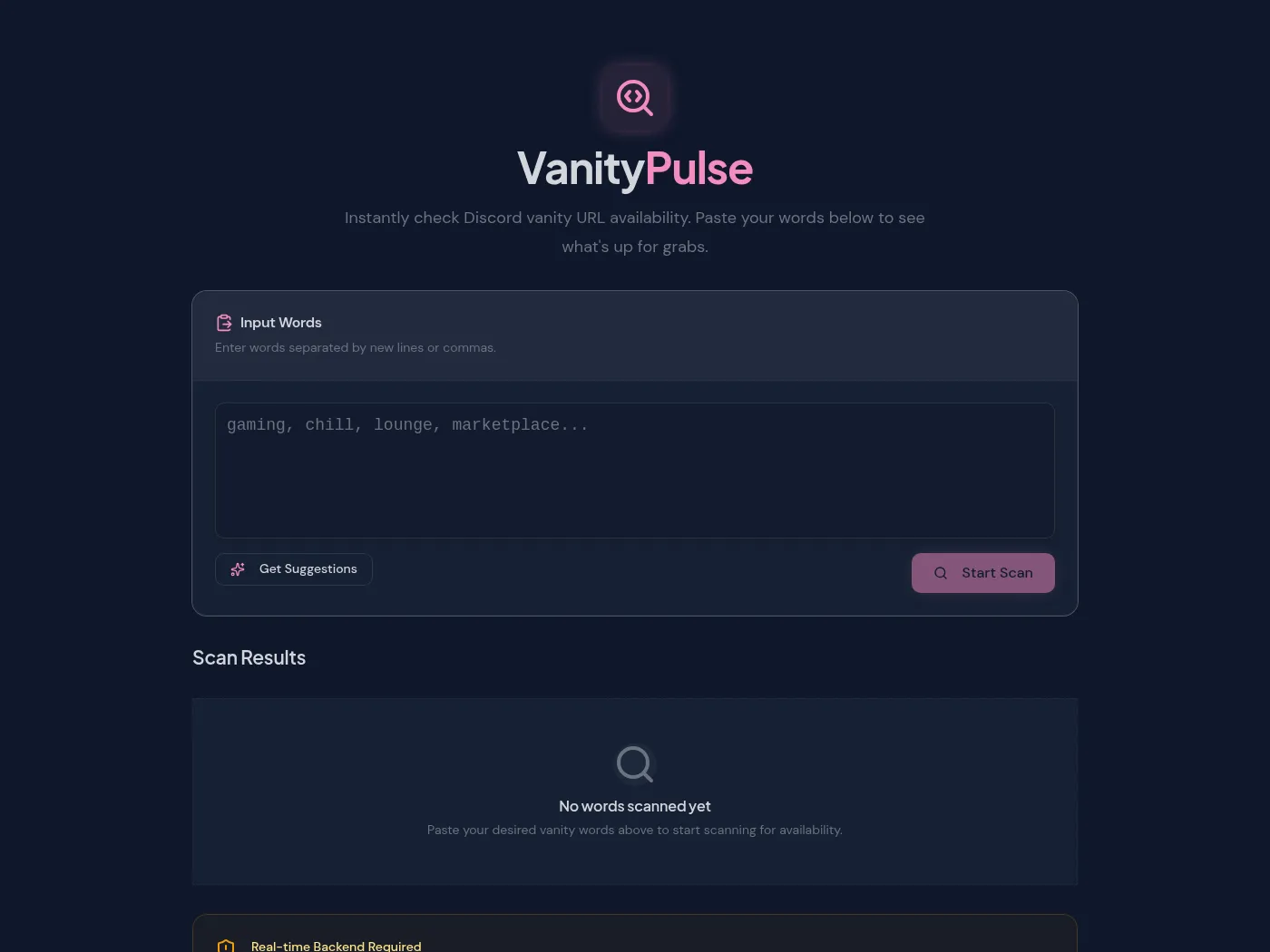Discord Vanity Scanner