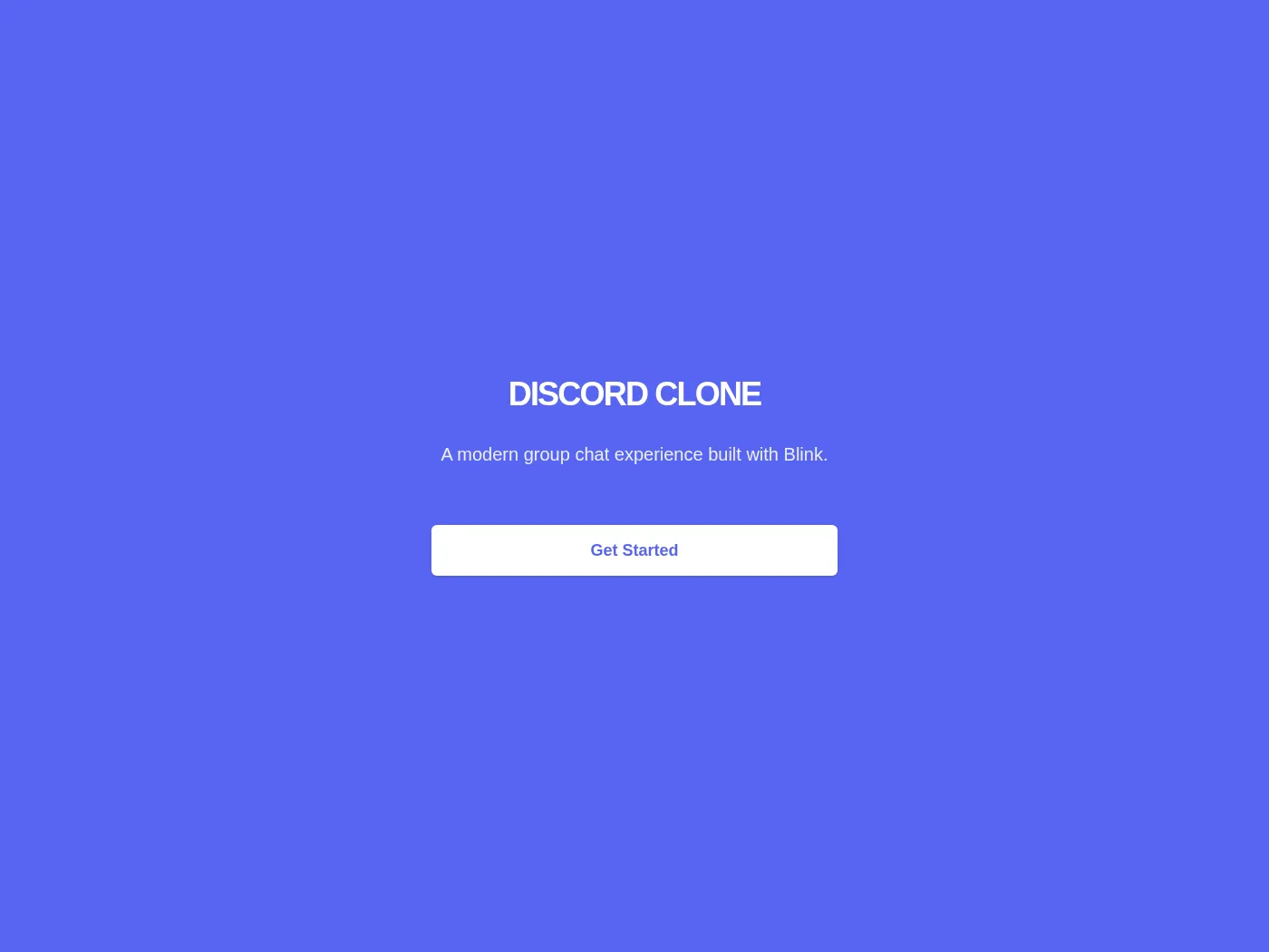 Discord Web Clone