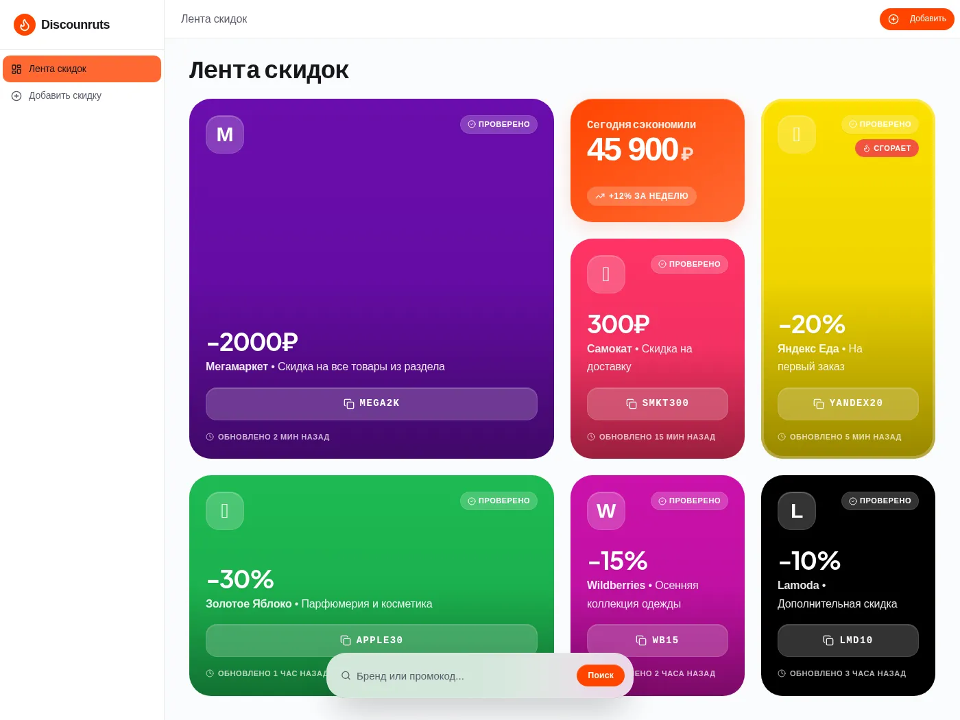 Discounruts Deals Finder